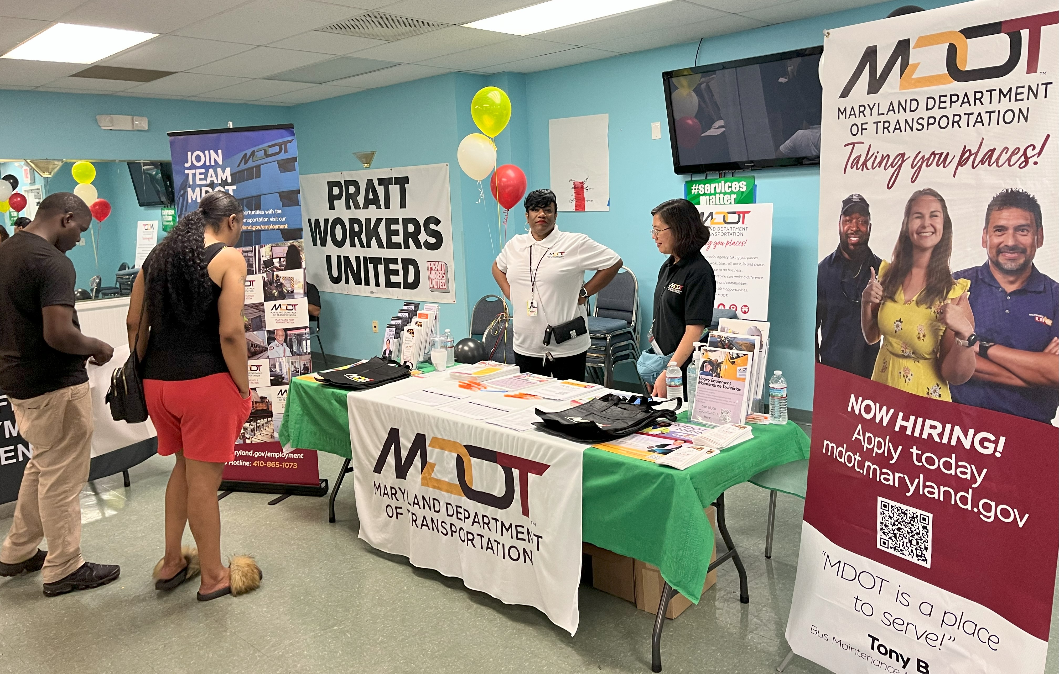 Governor, mayor visit Baltimore Staff the Front Lines event and hiring ...