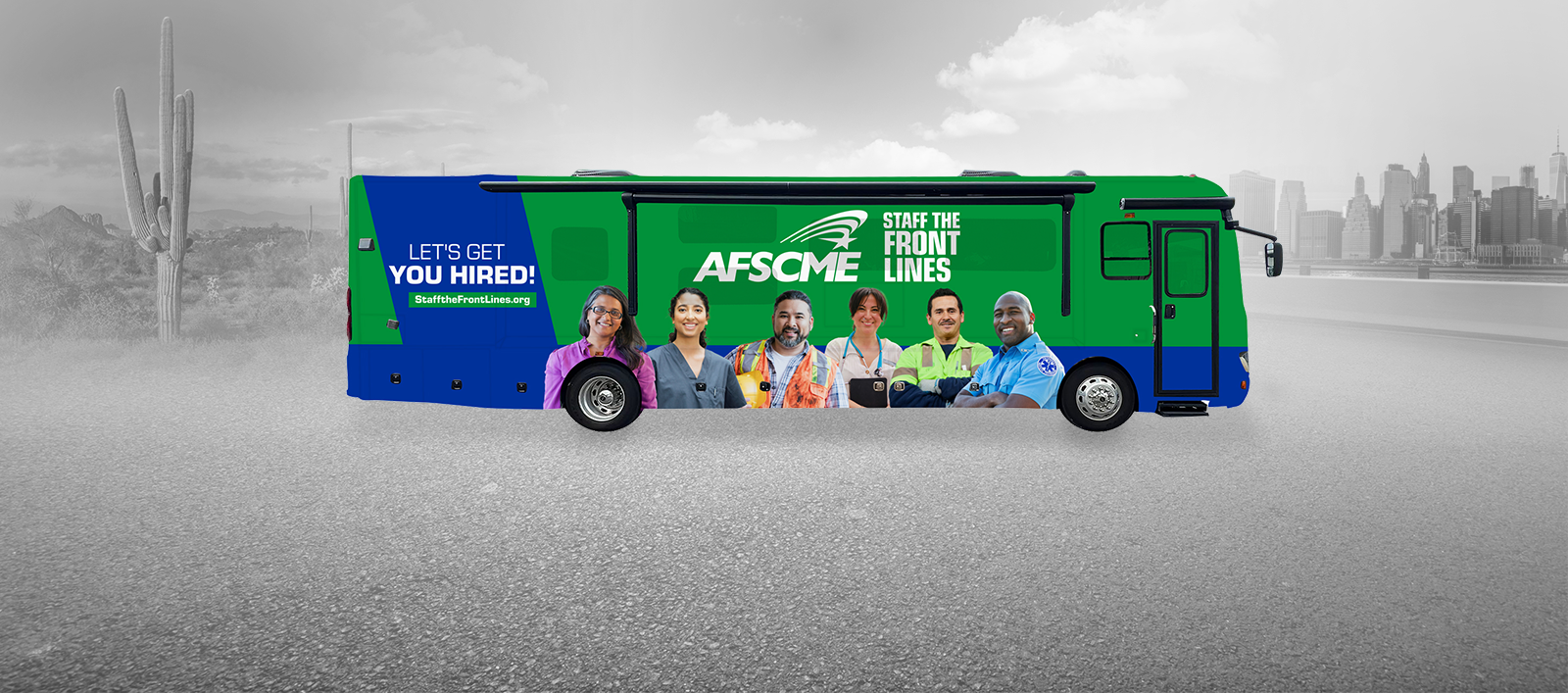 AFSCME launches ‘Staff the Front Lines’ bus tour aimed at solving ...